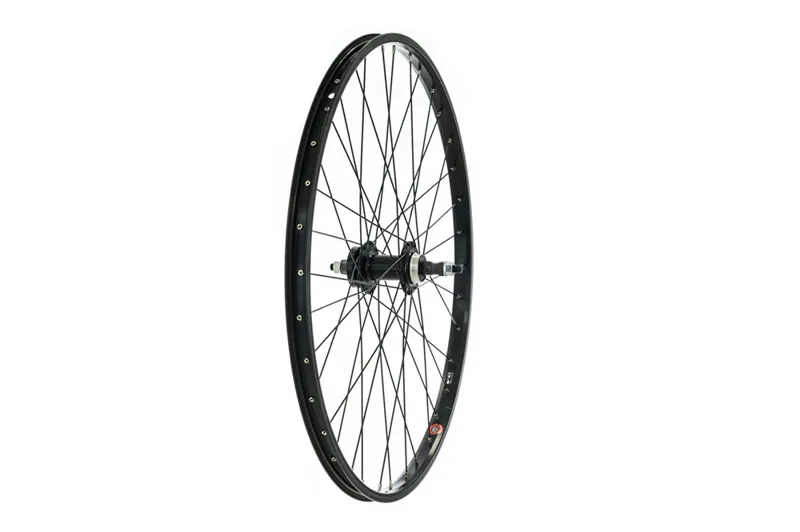 Raleigh 26 x 1.75 Rear Disc Wheel Black Nutted Axle Screw On