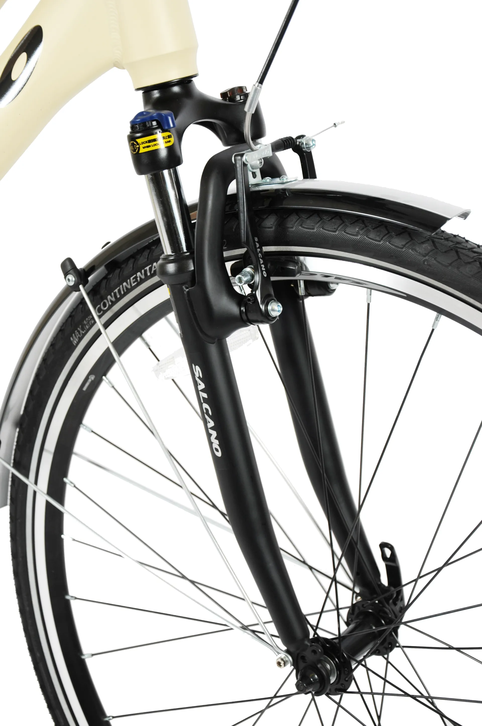 Salcano Istanbul Commuter Hybrid Bike Cream